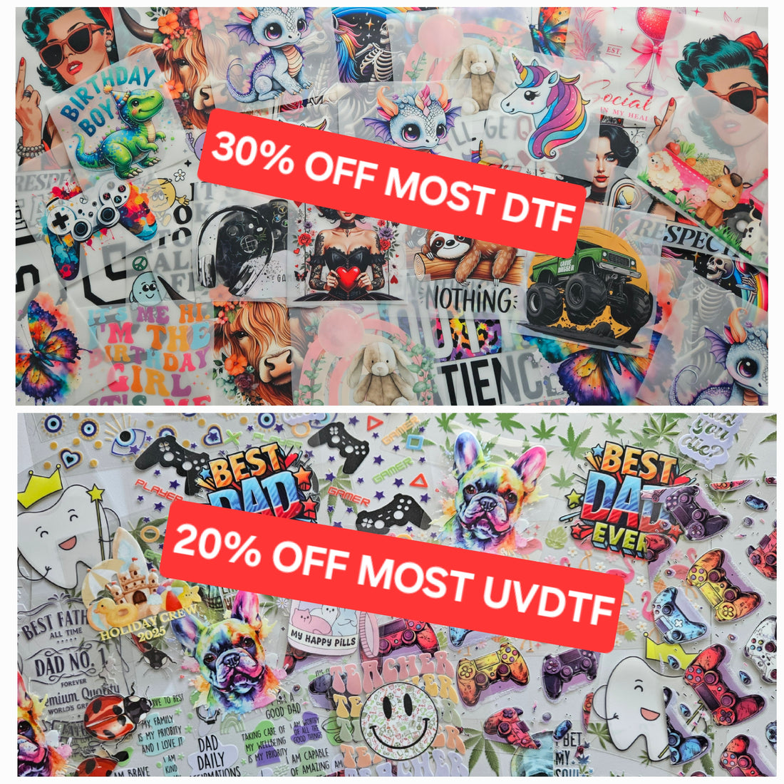 DTF & UVDTF Transfer Print – UK DTF Print