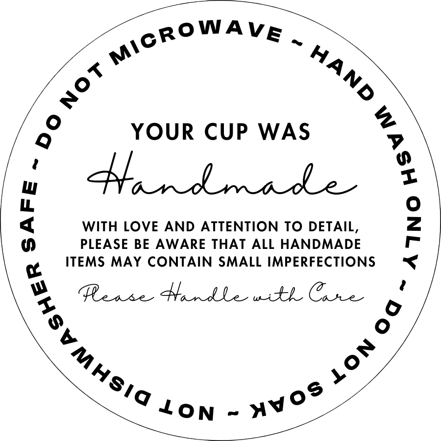 Single UVDTF Cup Care Label x 2 – UK DTF Print
